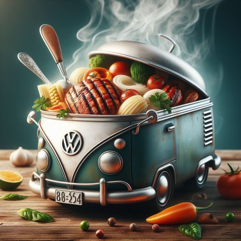Volkswagen Bus Griller: Stainless Steel Suitcase Grill Overview - Idea Arts