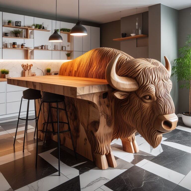 Kitchen Island with Animal Designs: Transform Your Space! - Idea Arts